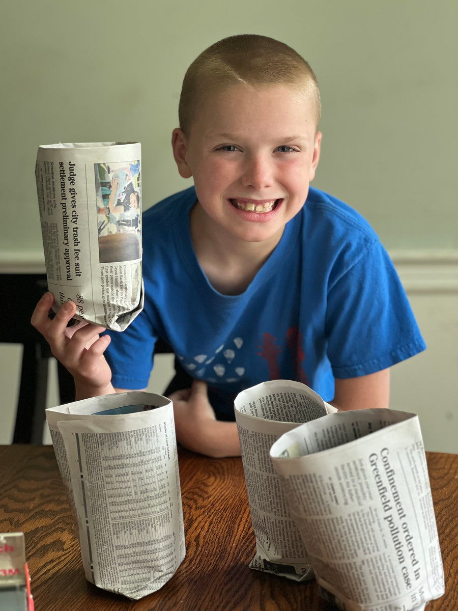 Homemade Newspaper Pots – Rocky Ridge Farms